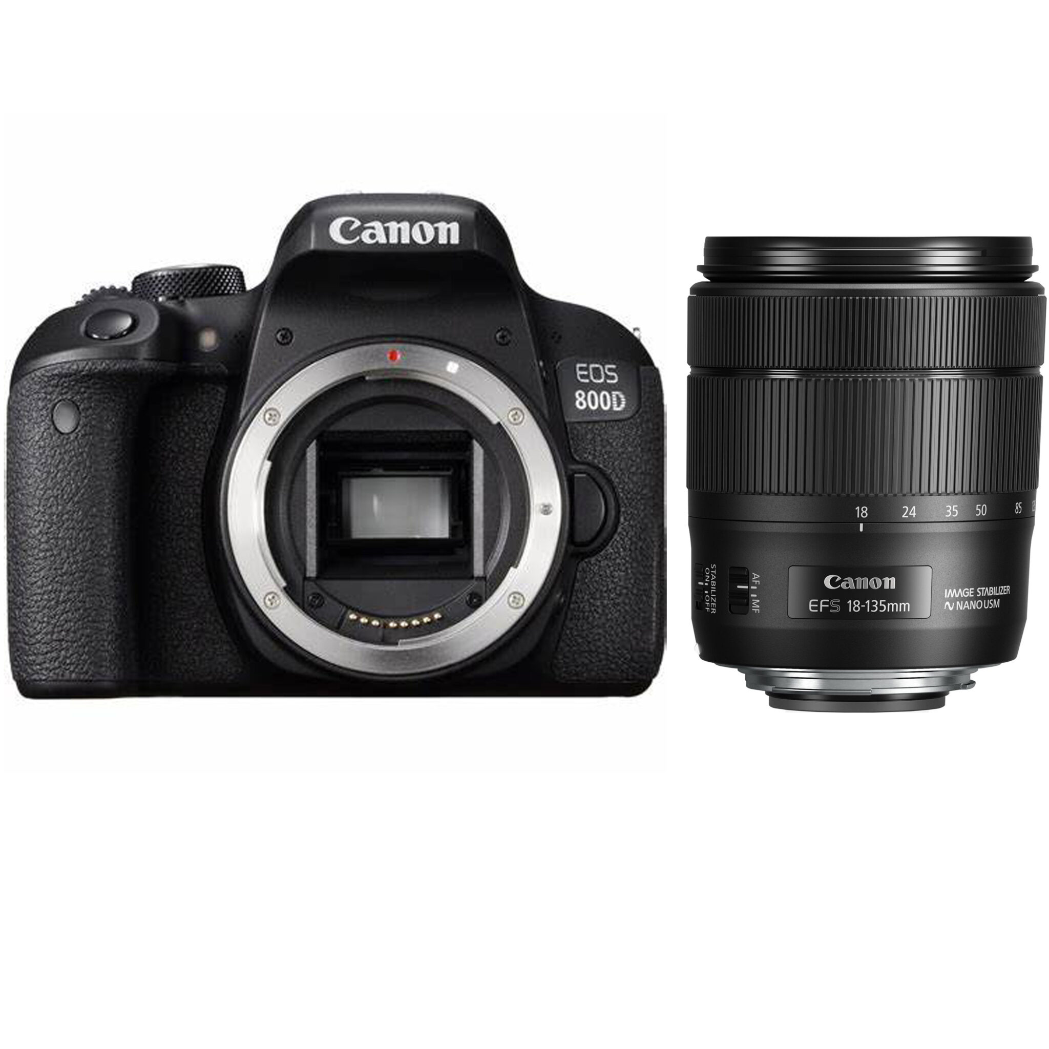 Rental Combo Canon EOS 800DSLR with EF-S 18-135mm F3.5-5.6 Lens ...